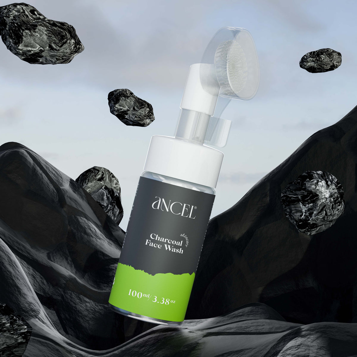 Charcoal Foaming Face Wash– Ancel Naturals